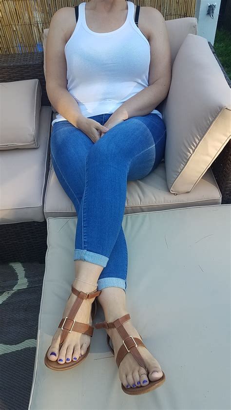 Candidhomemade And All Original Pics — My Pretty Wife Watching Tv With Her Feet Up And