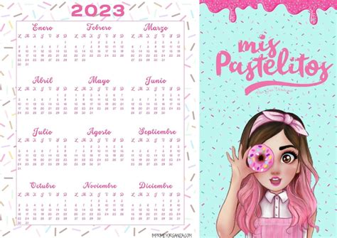 Calendario 2023 Para Imprimir Animadoras Infantiles Musicales IMAGESEE