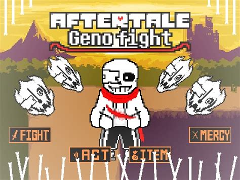 Aftertale Geno Fight Undertale Au
