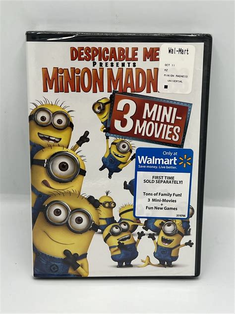 Despicable Me Presents Minion Madness Dvd 2012 For Sale Online Ebay