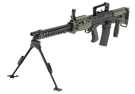 Ics Aeg L86 A2 Ics 86r Airsoft Rifle Od Green Airsoft Vale