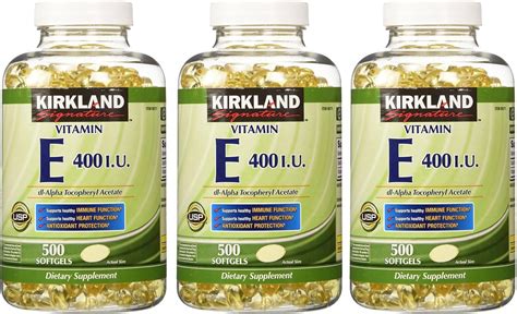 Kirkland Signature Vitamin D3 1000 Iu 360 Tablets Health