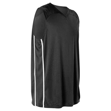 Alleson Athletic 535jw Womens Basketball Jersey Black White