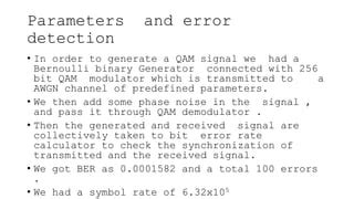 QPSK QAM AND FM MODULATION BY SDRbtp Pptx