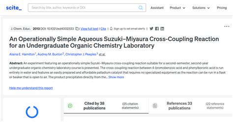 An Operationally Simple Aqueous Suzukimiyaura Cross Coupling Reaction