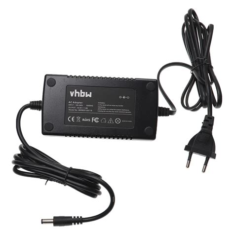 Vhbw Chargeur Approprié Pour Batteries Li Ion De Vélos électriques Avec