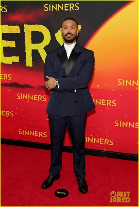 Michael B. Jordan... and Michael B. Jordan Walk Red Carpet Together at 'Sinners' NYC Premiere to ...