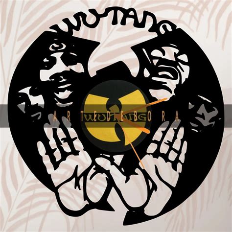 Vinyl Record Clock Wu Tang