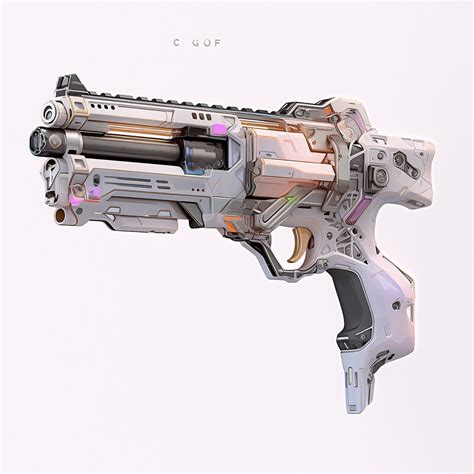 Game Art Design A Firearm And Weapon With Exploded By Gteengarden On