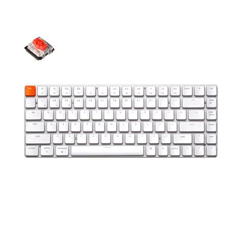 Keychron K3 84鍵 白色 無線機械鍵盤 (Gateron Low Profile Blue 青軸)
