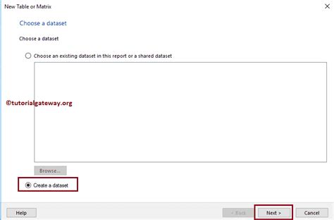 Create A New Report In Ssrs Report Builder Wizard