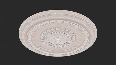Classic Celling Medallion 30 3d Model Turbosquid 1760489