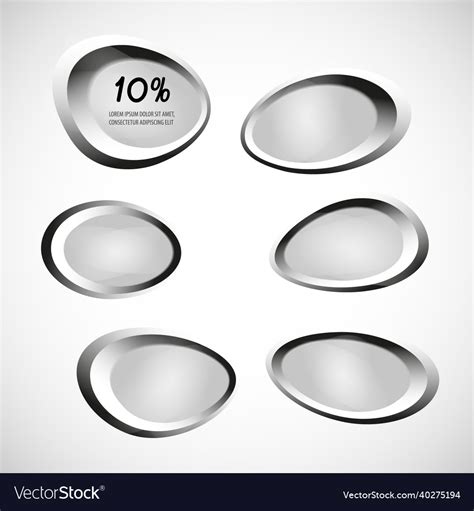 Website Template Speech Bubble Royalty Free Vector Image