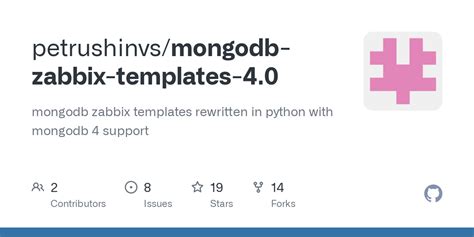 Github Petrushinvs Mongodb Zabbix Templates Mongodb Zabbix Templates Rewritten In Python