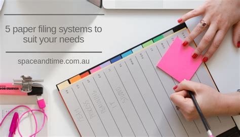 5 Paper Filing Systems To Suit Your Needs Professional Organiser