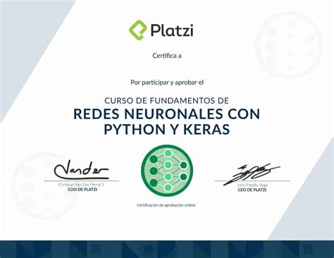 Curso De Redes Neuronales Con Python Y Keras Platzi