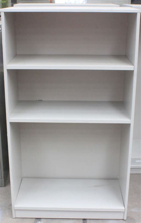 Grey Melamine Bookshelf Lot 901573 ALLBIDS