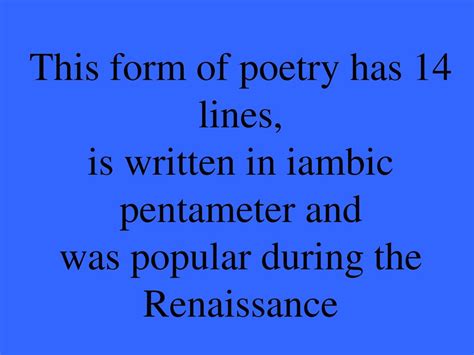 Form Definitions Figurative Language Poetic Improv Id The Form Id The