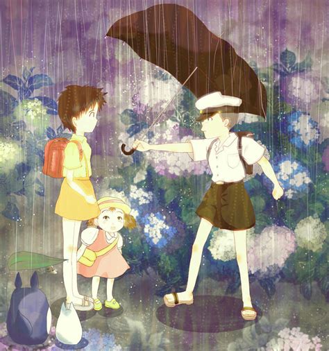 My Neighbor Totoro Satsuki Kanta Mei By Minshiki On Deviantart