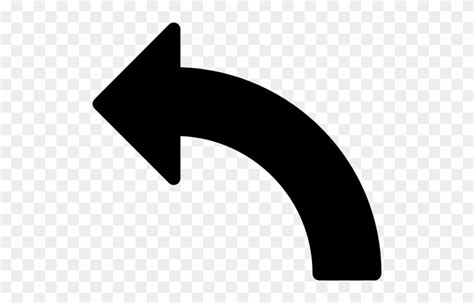 Left Curved Arrow Png
