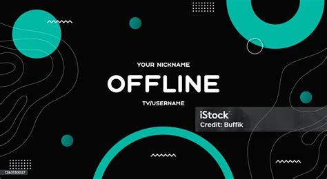 방송 스크린 세이버를위한 기하학적 모양과 트위치 추상적 인 현대 배경 오프라인 스트리머 화면 보호기 트위치 오프라인 스트리머 방송 Brand Name Video Game에