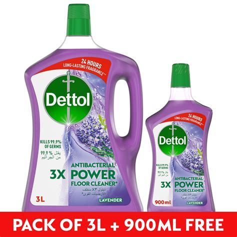 Buy Dettol Multi Purpose Cleaner Lavender 3 Ltr 900 Ml Free Online In