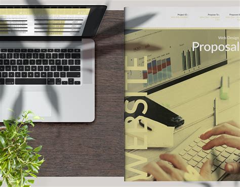 proposal layout with grey accents passed adobe standard review behance