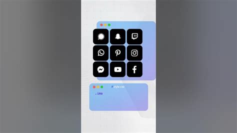 📱 Css3 Social Icon Animation Make Your Icons Pop 🚀💻 Shorts