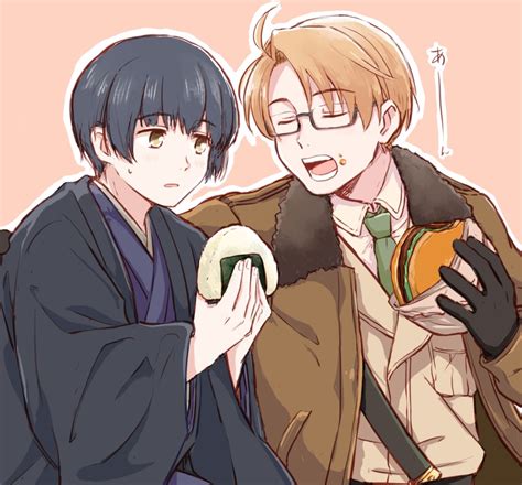 America And Japan Axis Powers Hetalia Drawn By Takeshimononohu20