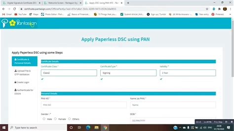 Pantasign Dsc Process Youtube
