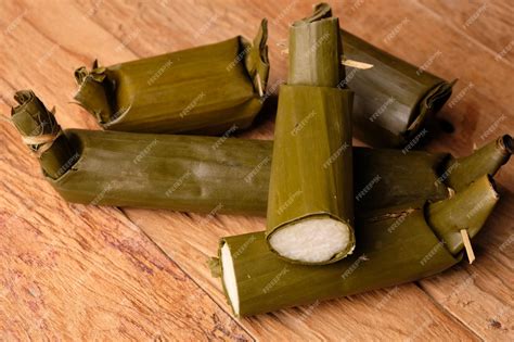 Premium Photo Lontong Is An Indonesian Dish Made Of Compressed Rice