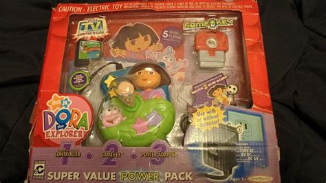 Dora The Explorer Plug N Play Game Gamekey Super Value Power Pack Jakks