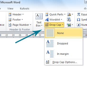 How To Drop Cap In Microsoft Word And