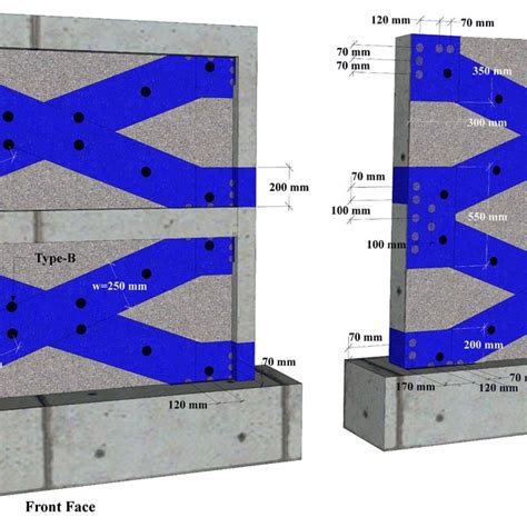 Cfrp Strengthening Scheme Of Series L Frames Download Scientific Diagram