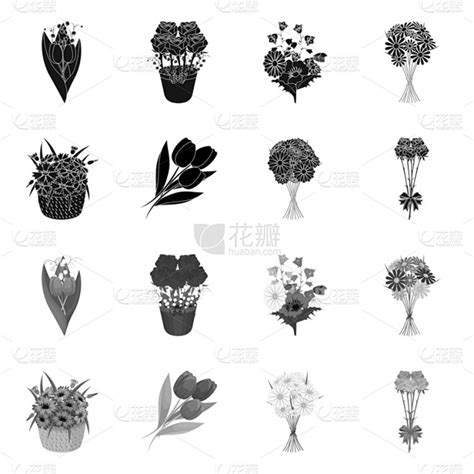 春天 标志 月桂花冠 分离着色 自然 粉色 锅 郁金香 收集 设计