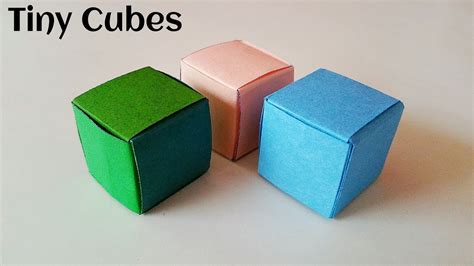 How To Make Paper Cube Easy Wayorigami Cubecube01 Origami Cube