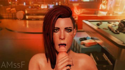 Rule 34 3d Blender Blowjob Cyberpunk Cyberpunk 2077 Dick Human Male
