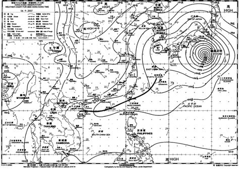 Surface Isobaric Charts For The Cases Studied In The Present Paper