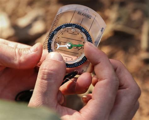 High Quality Acrylic Compass Map Scale Ruler Luminous Folding Glow