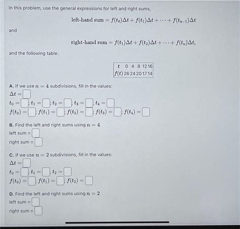 Solved In This Problem Use The General Expressions For Left Chegg Com