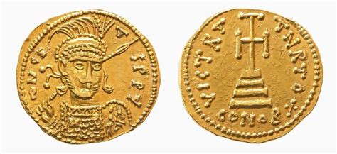 Gold Coin Of Constantine Iv Hagia Sophia