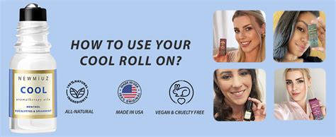 Cool Menthol Migraine Roll On Stick Natural Fast Cooling