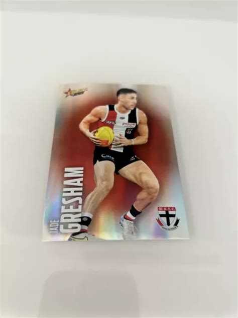 Jade Gresham Silver Parallel Variation Select Footy Stars Afl Card Eur