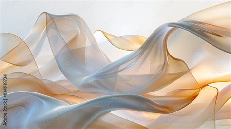 Translucent Materials With Soft Curves And Undulating Lines That