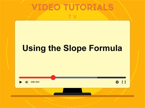Video Tutorial Using The Slope Formula Example 1 Media4math