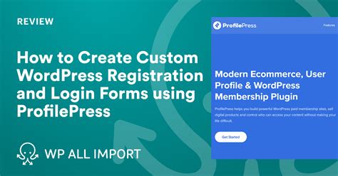 How To Create Custom Wordpress Login And Registration Forms