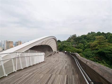 Henderson Waves Bridge Singapore Pedestrian Bridge Editorial Stock
