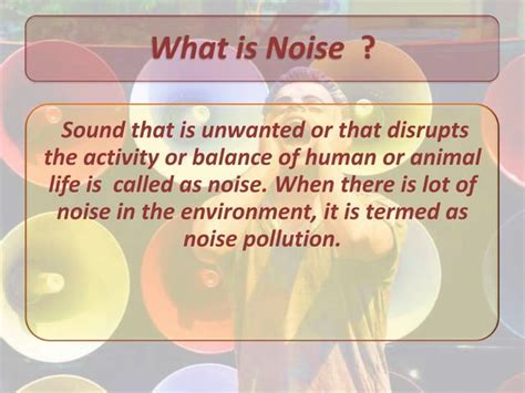 Noise Pollution Presentation PPTX