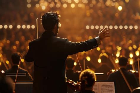 Premium Photo A Symphony Conductor Leading A Passionate Performa