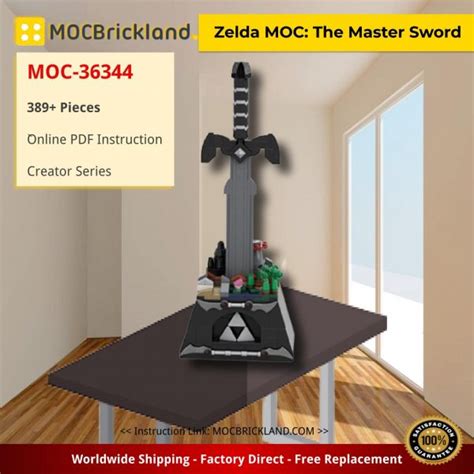 Zelda Moc The Master Sword Creator Moc 36344 By Skywardbrick With 389